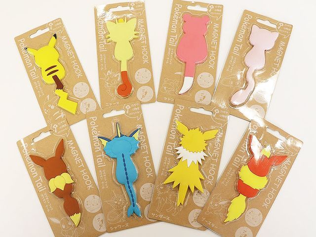 Pokemon Tail Magnet Hook Pikachu Hanging Hooks Hanger - Asakura-Japan.com